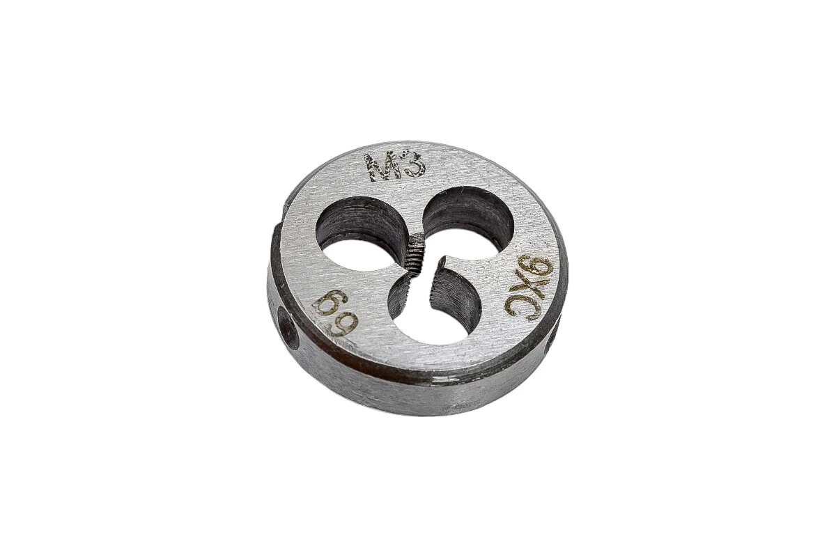 Gigant Плашка М 3x0.5 из стали 9ХС GT-0075 для прецизионной механической обработки