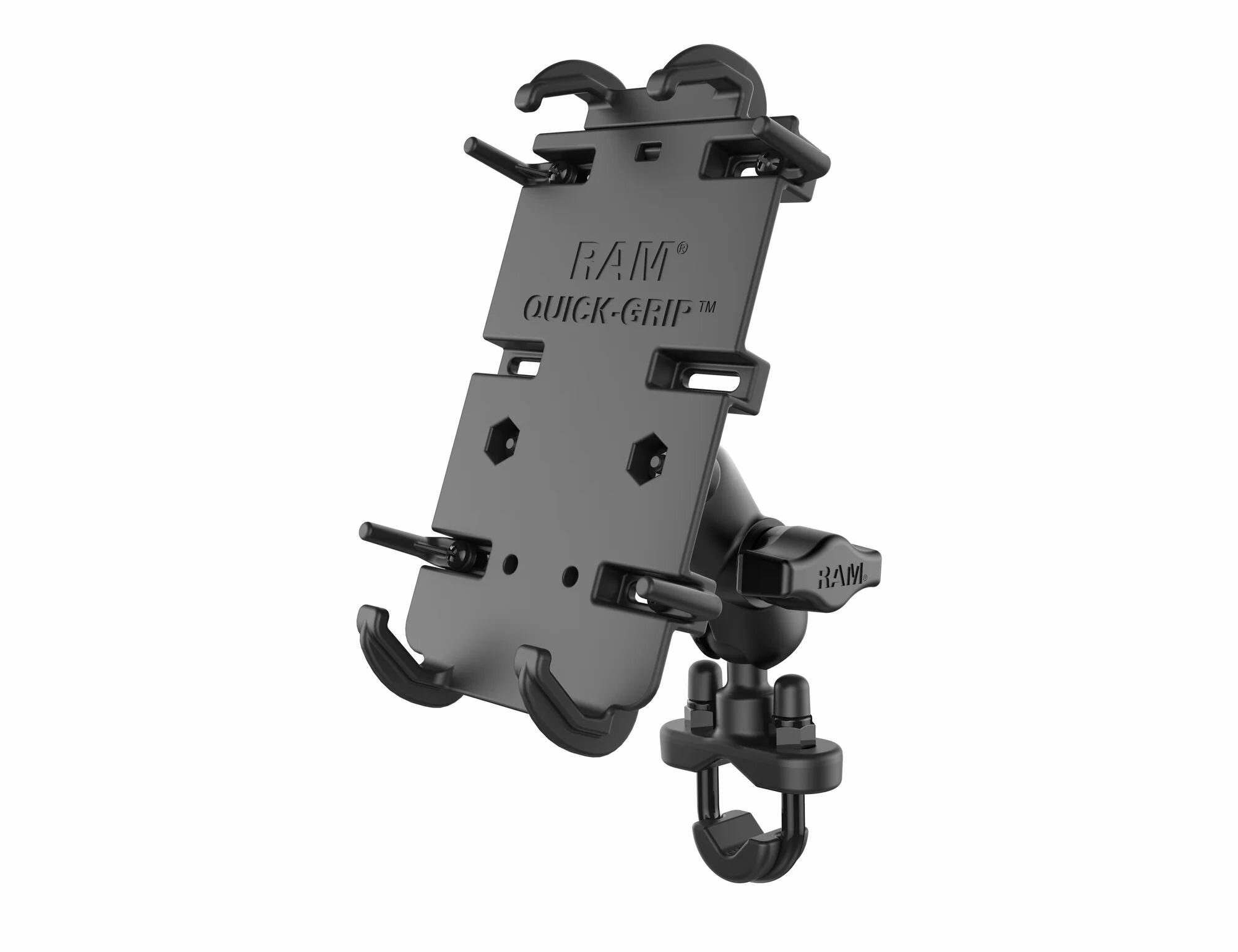 RAM-B-149Z-A-PD4U RAM Quick-Grip XL на мото для больших смартфонов, муфта 60 мм, шары 25 мм