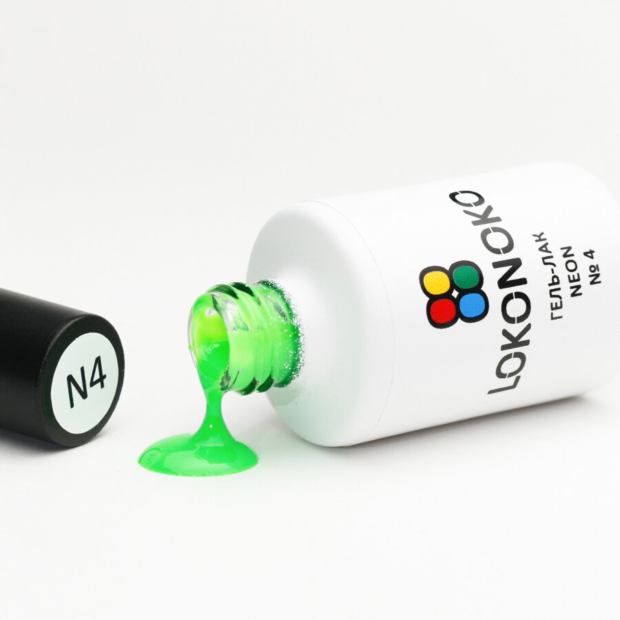 LOKONOKO, Гель-лак NEON №4
