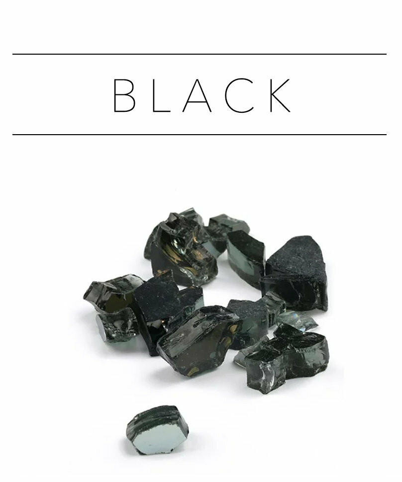 Стеклянная крошка EPOXYMASTER Premium Black, для эпоксидной смолы, 500 г