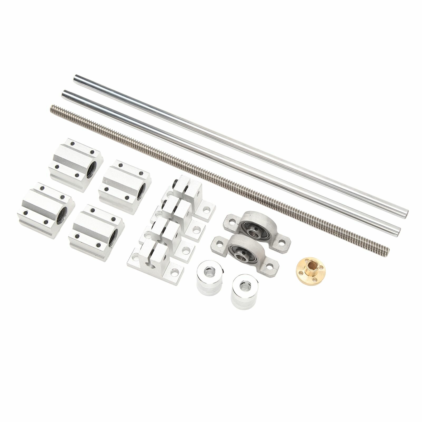 Линейный вал направляющего вала вала поддержки SC8UU Slide Block KP08 Bearing Pillow для 3D-принтера и гравировального станка 8 300, из карбонистой стали