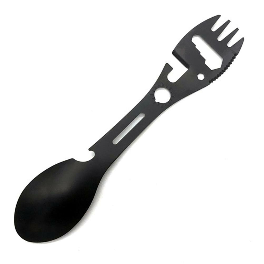 10 в 1 многофункциональный кемпинг Spork из нержавеющей стали вилка с ножкой для бутылочки для бутылочек для кухни на открытом воздухе походы