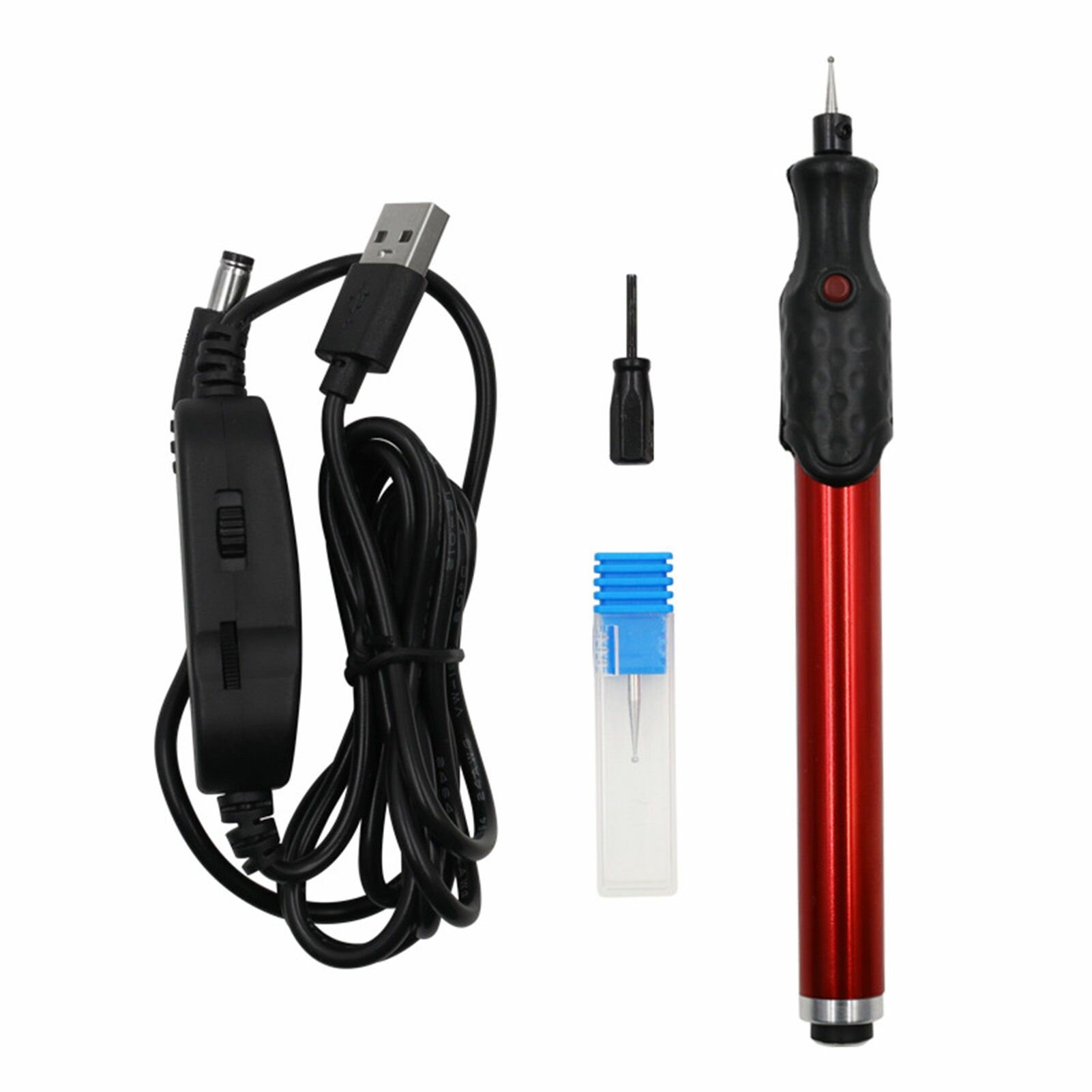 Электрическая гравировальная ручка USB Портативный мини-регулируемая скорость для металла, дерева, стекла, пластика, инструмент для изготовления ювелирных изделий