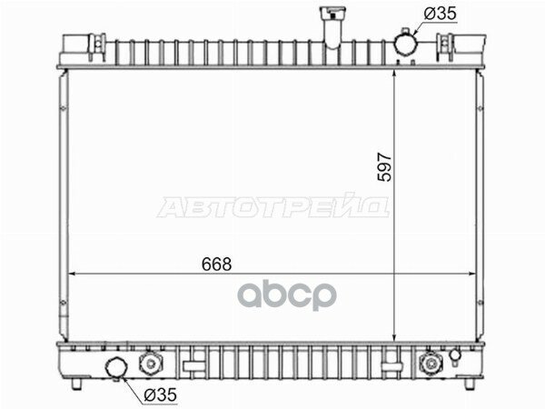 Радиатор Infiniti QX56 04-10 / Nissan Armada 03-16 Sat арт. NS0009QX56