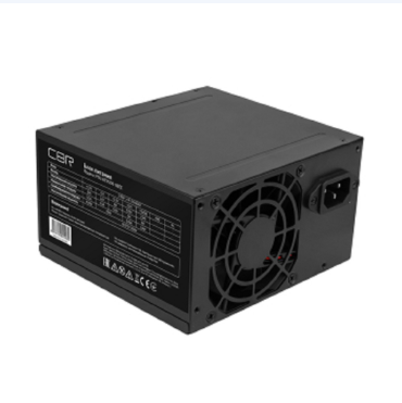 Блок питания CBR ATX 500W, 8cm fan, 20+4pin/1*4pin/1*IDE/2*SATA, черный [PSU-ATX500-08EC] OEM