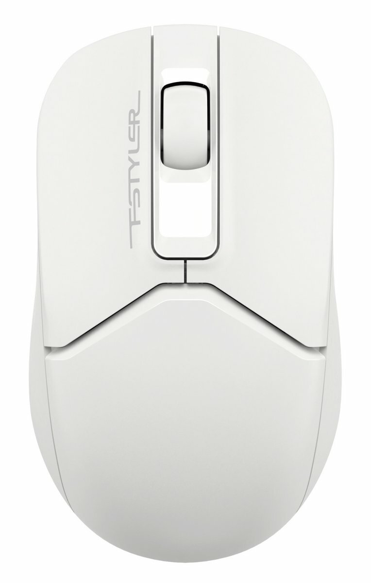 Мышь A4Tech Fstyler FG12S белый оптическая (1200dpi) silent беспроводная USB (3but)