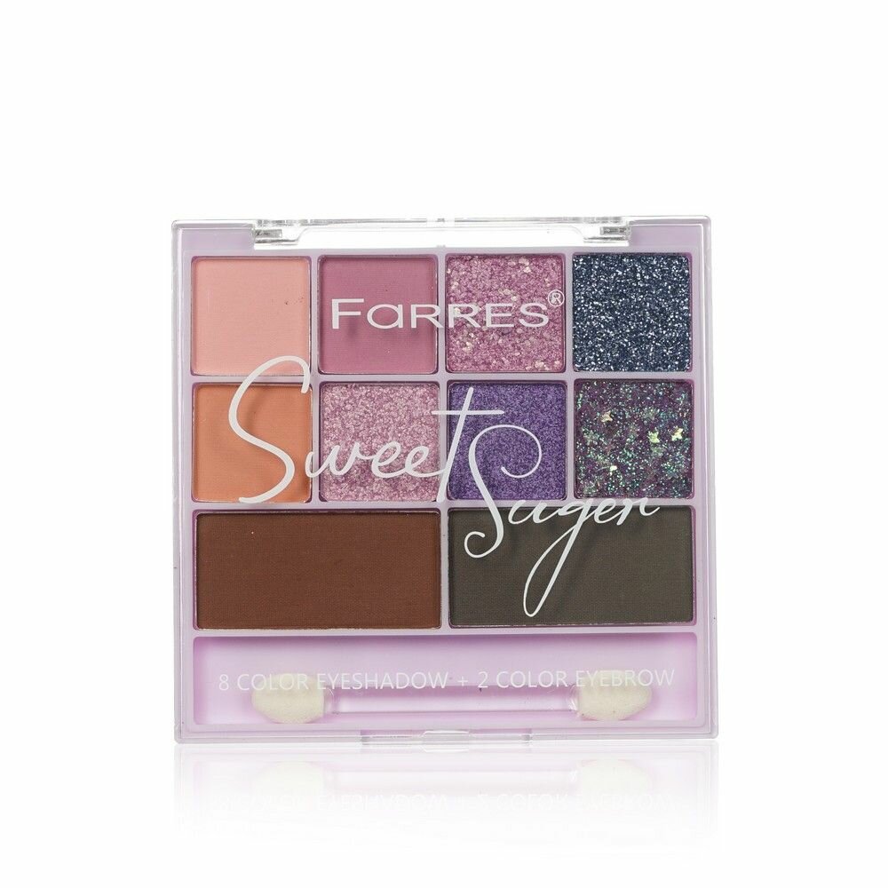 Палетка теней для век и бровей Farres Sweet Suger, номер 03