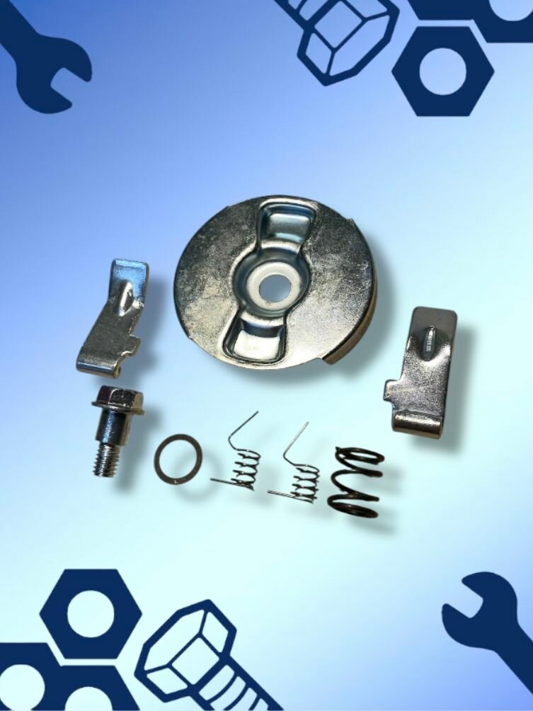 Ремкомплект ручного стартера на двигатель 168F/170 на мотоблок