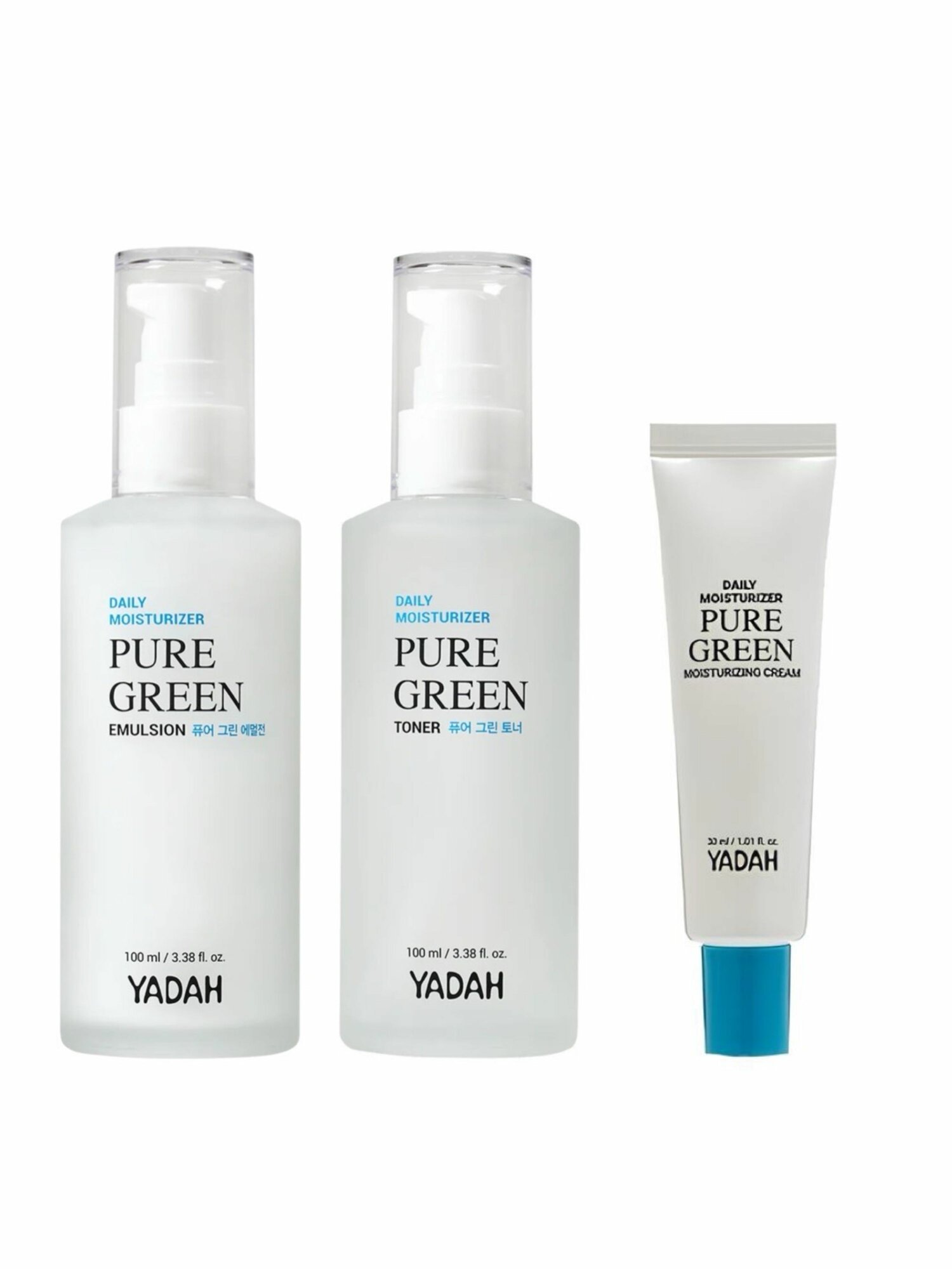 YADAH Набор для ухода за кожей лица Daily Moisturizing Skin Care Set