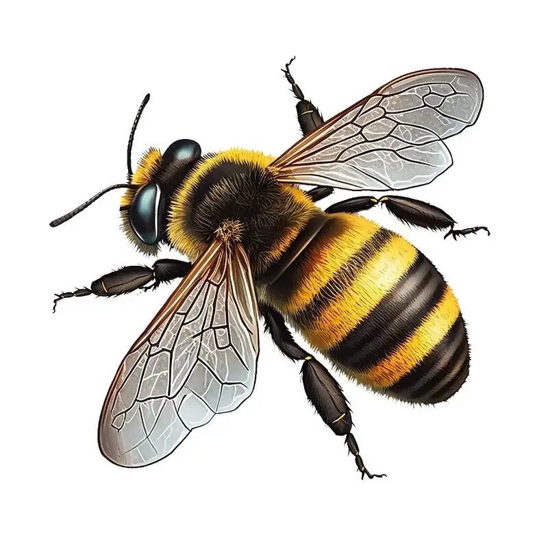 Автомобильные самоклеящиеся наклейки, пчелы, насекомые, животные, туалеты, гостиные, шкафы, холодильники, наклейки для домашнего декора