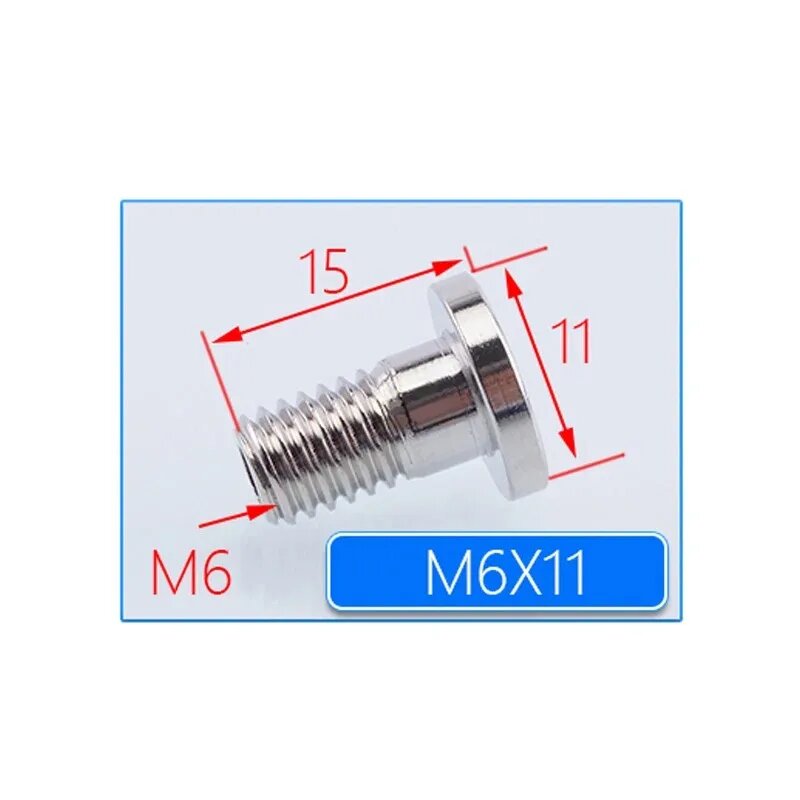 Фитинги для вакуумной присоски QIXIAO, резьба M4 M5 M6X11