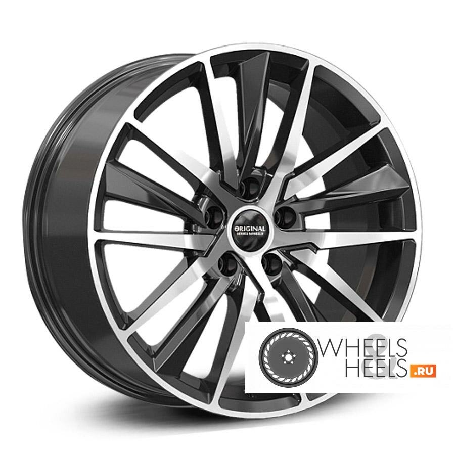 Диск автомобильный литой Скад KL-353 18x8 5x114.3 et50 dia60.1 Черный с полированной лицевой поверхностью