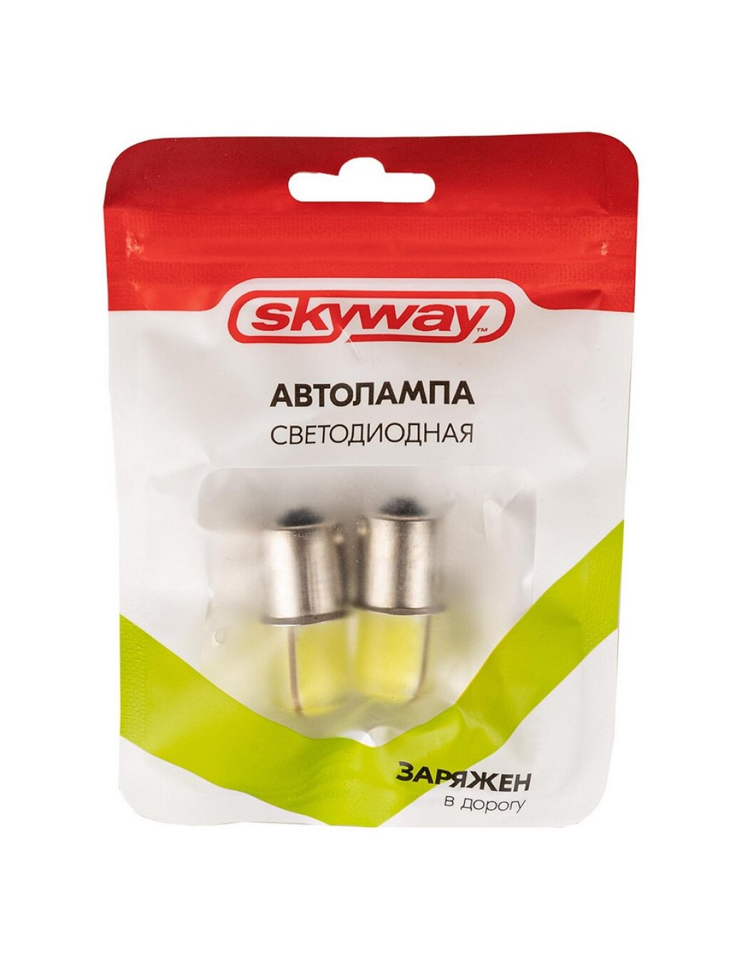 Лампа светодиодная Skyway S08201247 S25 12V 1 диод 1-конт Белая Габариты, 1