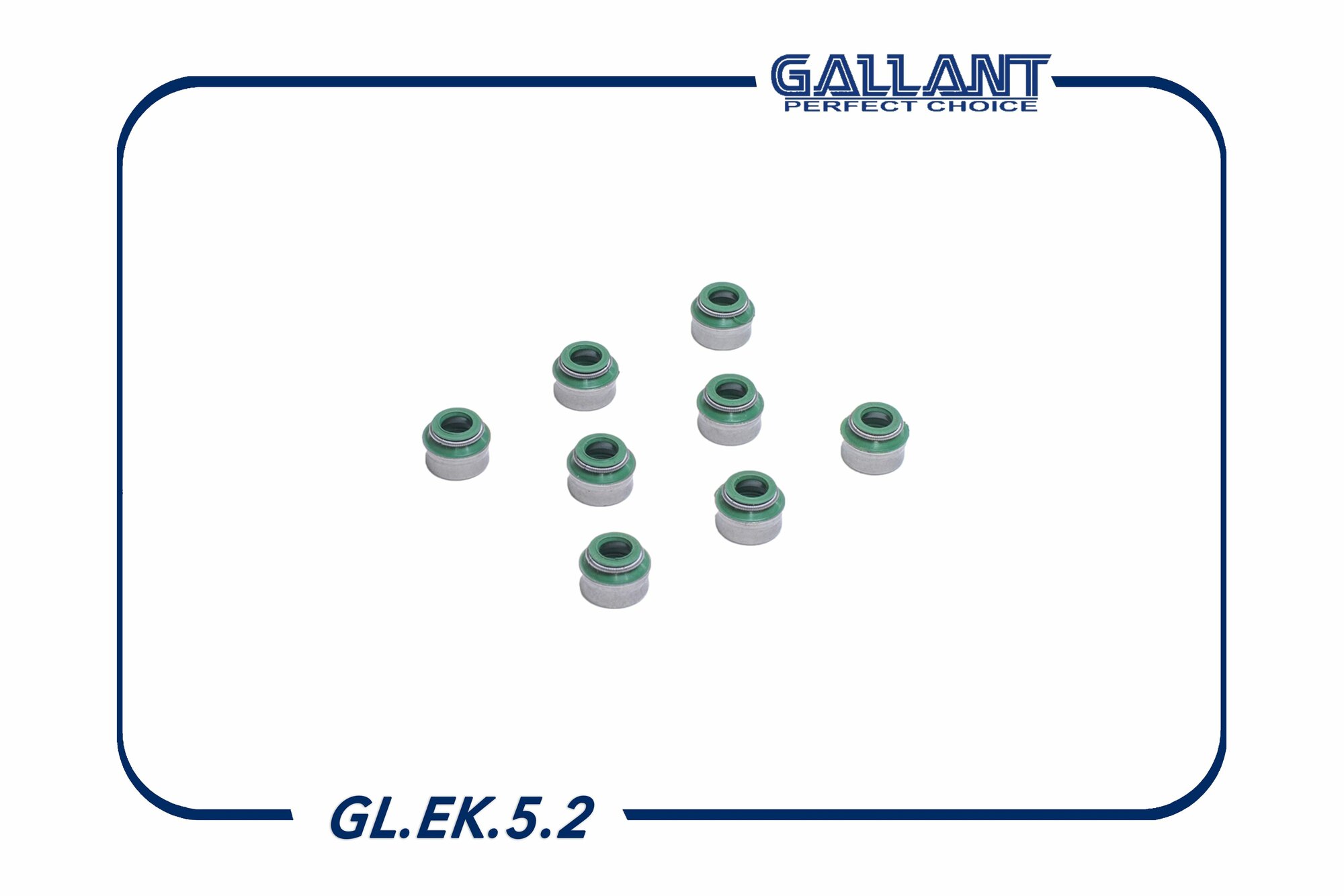 Колпачок маслосъемный 8 шт для ВАЗ Лада Ларгус, Рено Логан кл арт GLEK52 Gallant