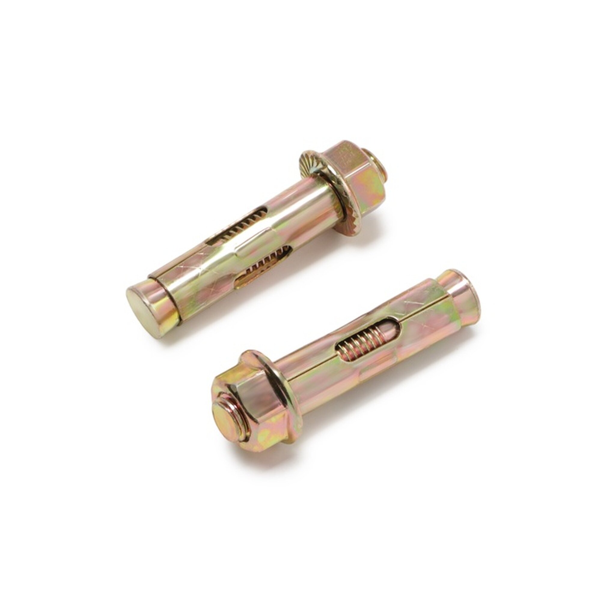 Анкерный болт тундра, с гайкой, оцинкованный, 12х60 мм, 80 шт