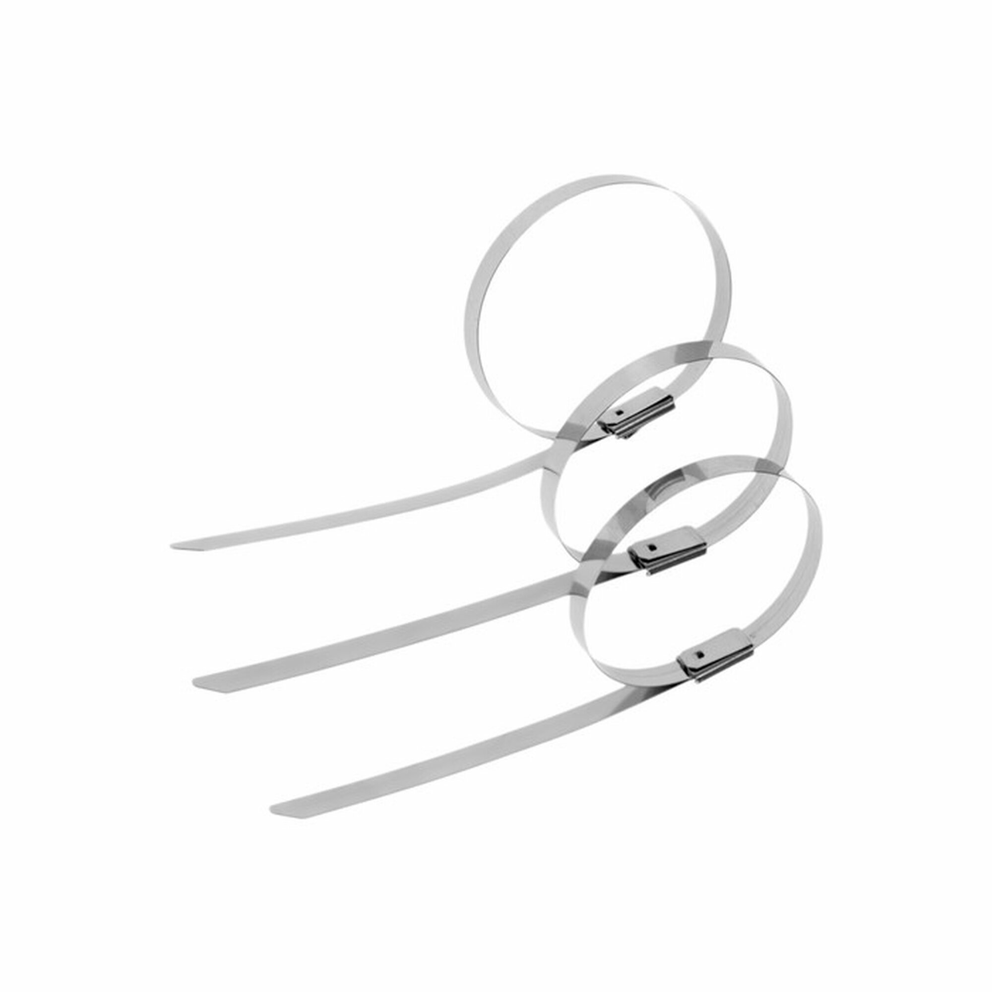 Стяжки из нержавеющей стали тундра, 4.6x200 мм, 100 шт. 10122091