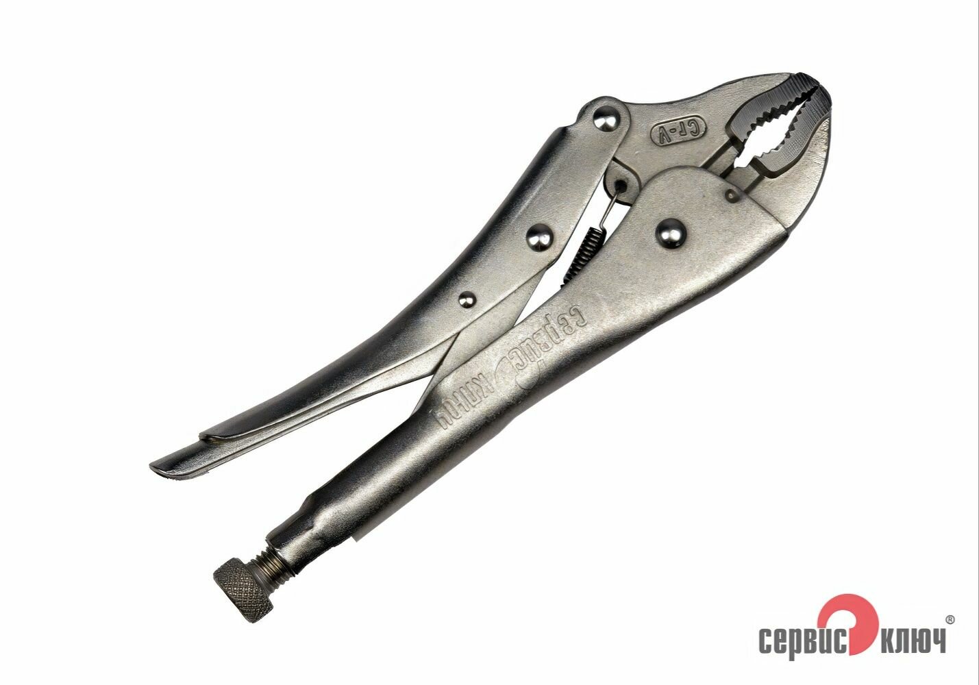 Струбцина с круглыми губками тиски 250мм 75255 сервис ключ