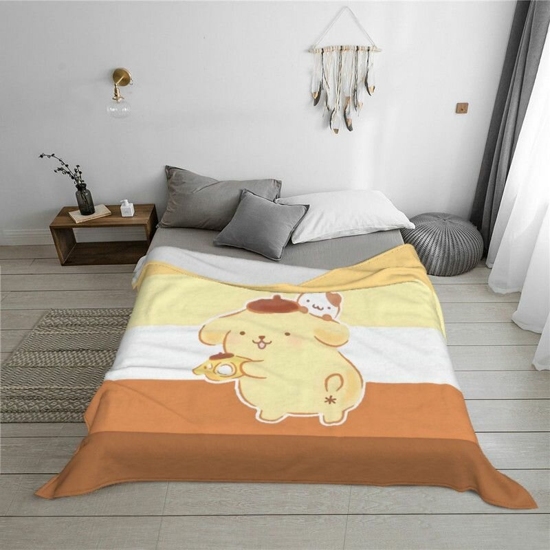 Плед Пом-Пом Пурин Пледы Санрио Pom Pom Purin от Sanrio
