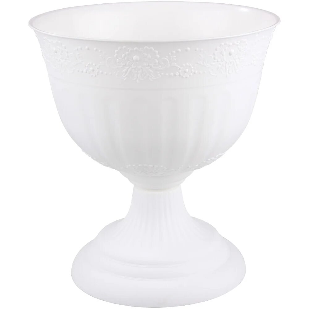 ЗПИ «Альтернатива» Вазон "Венеция" 10л Д330мм белый М3127