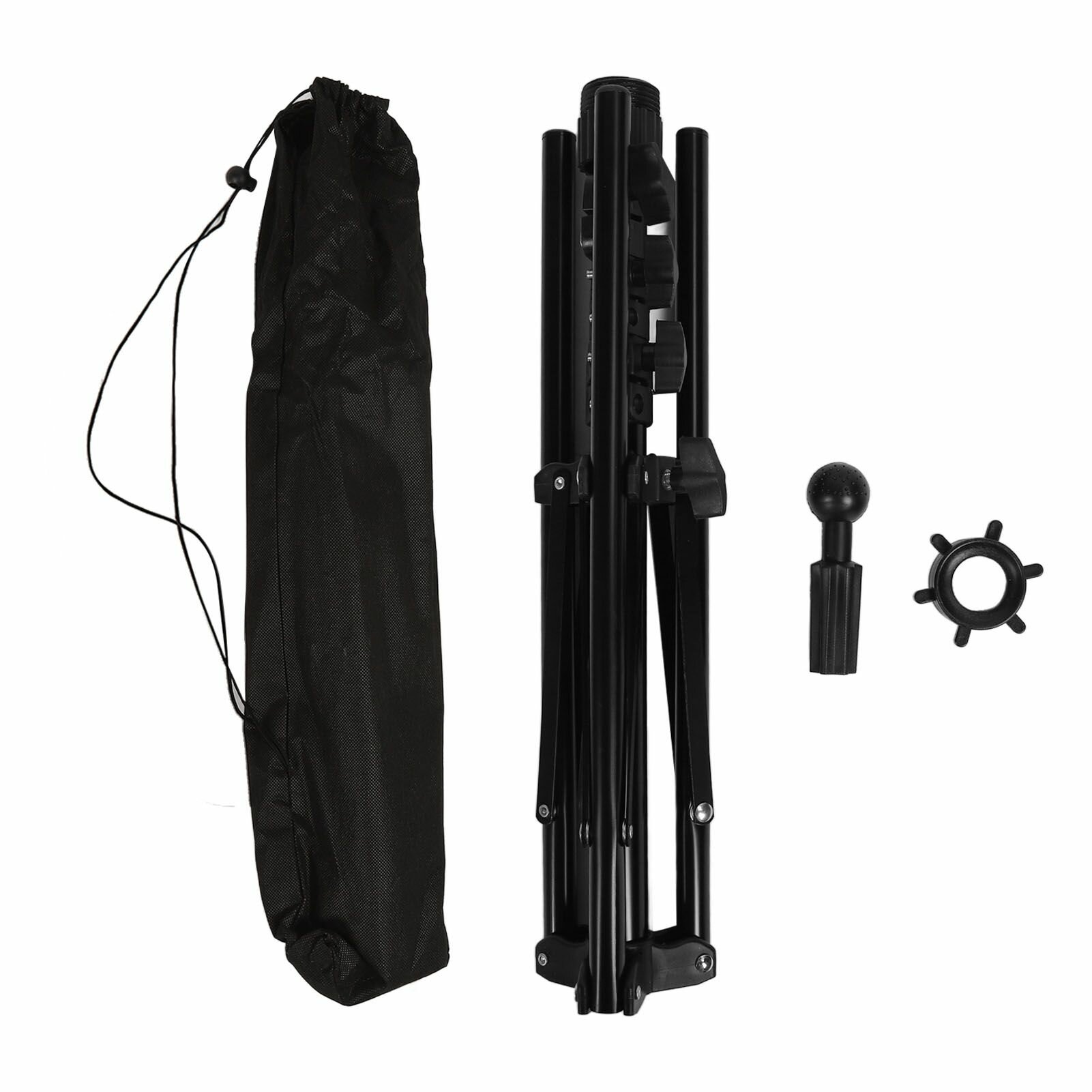 Регулируемый алюминиевый штатив для парика, легкая портативная подставка для головы манекена для обучения парикмахерскому искусству, легко собирается и складная