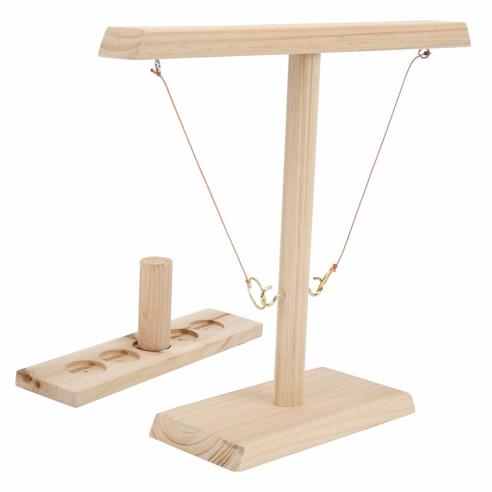 Деревянная настольная игра-бросок ручной работы для детей и взрослых, игрушки для семейных вечеринок, большой размер 12 x 12 дюймов, идеально подходит для игр в помещении и на открытом воздухе