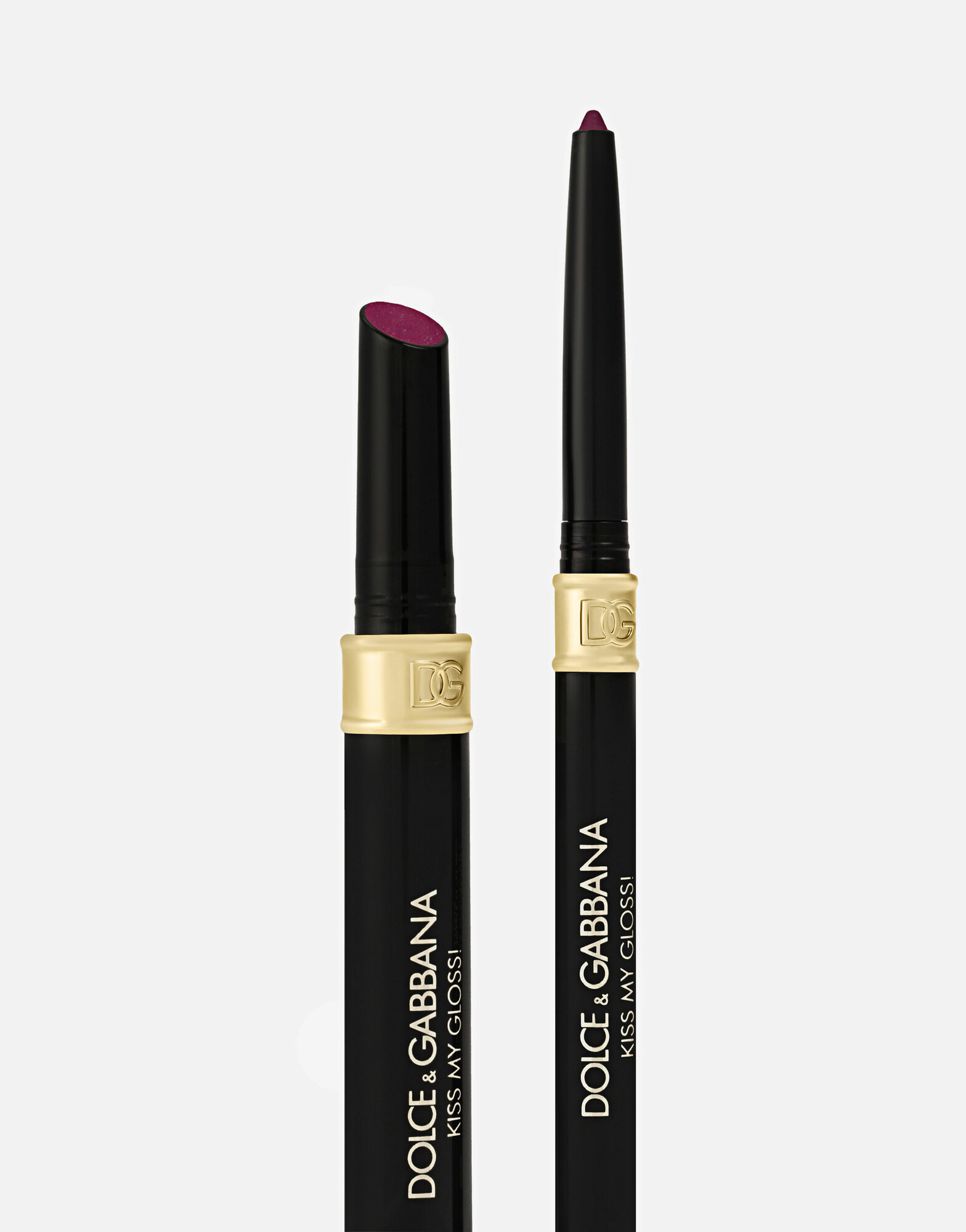 Dolce&Gabbana Набор для макияжа губ Kiss My Gloss! блеск и карандаш, цвет 6 - PURPLE GLOSS (Bite)