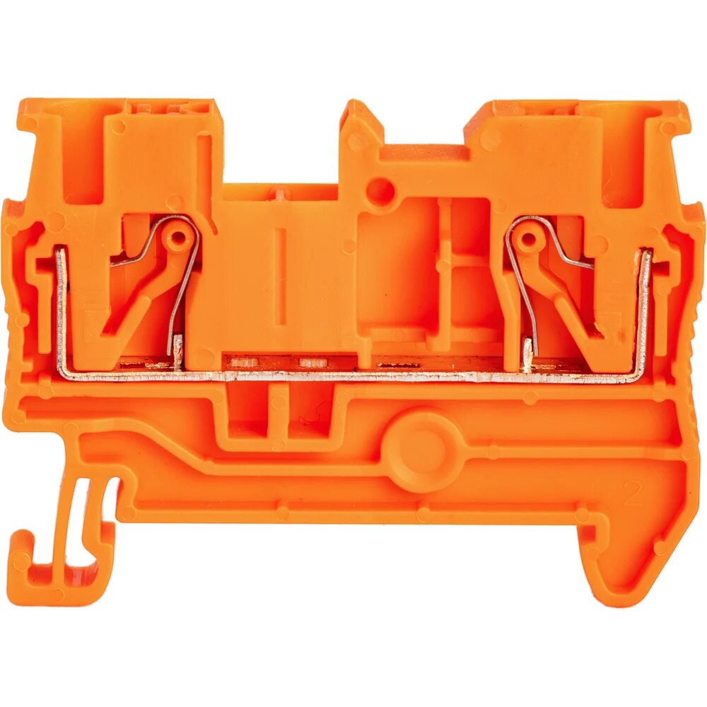 CONTA CPT 2.5 ORANGE-100, проходные клеммы С пружинным зажимом PUSH-IN (упак 100 шт) 00-00013140