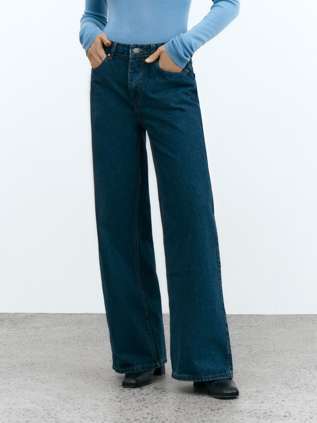 Джинсы широкие Wide Leg 