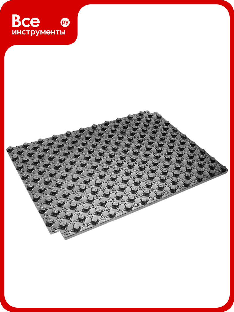 Плита Uni-Fitt для теплого пола с фиксаторами, толщина 30 мм, (упак. 10 шт) 820M3088, используется