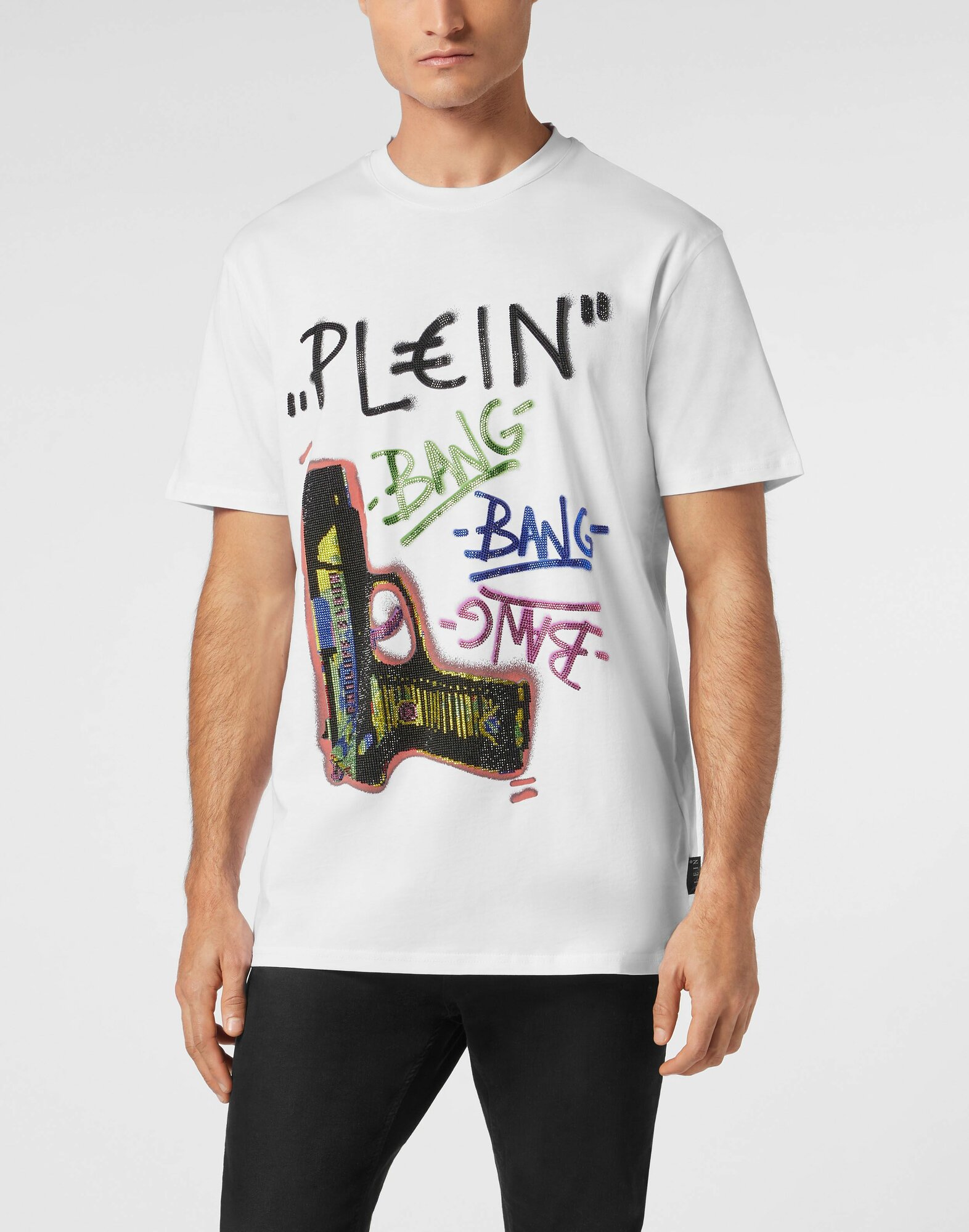Футболка спортивная PHILIPP PLEIN, размер 46, белый — фото 1