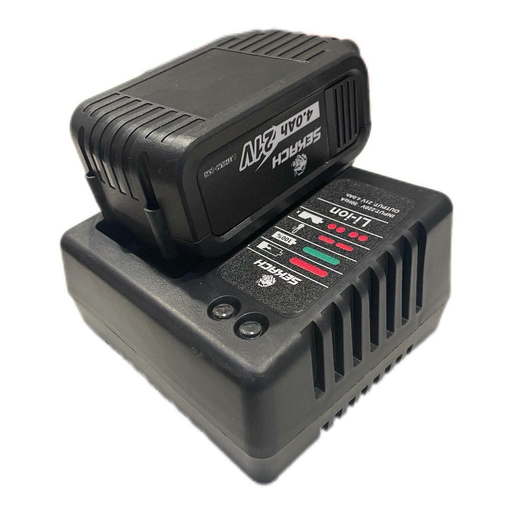 Зарядное устройство + аккумулятор 21В, 4 Ач