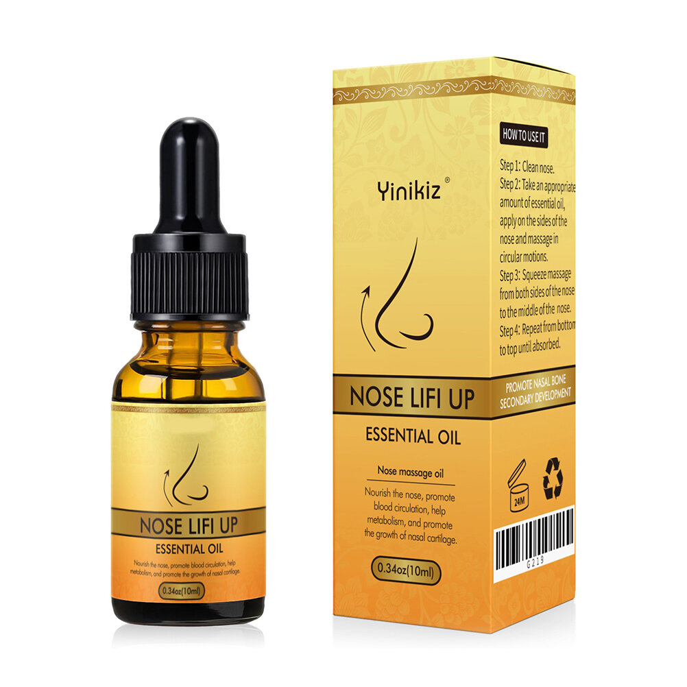Эфирное масло Nose Up, масло для улучшения состояния носа, натуральное массажное масло для ухода за носом