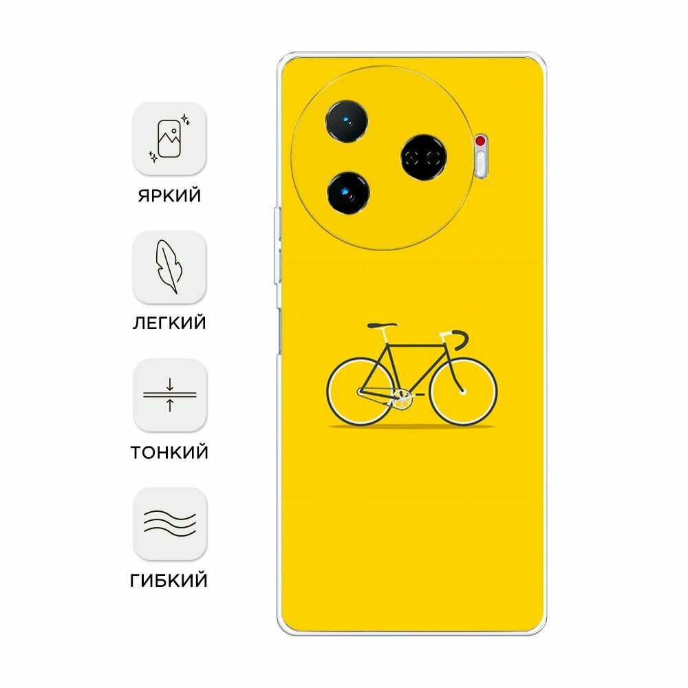 Чехол на Tecno Camon 30 Pro 5G / Текно Камон 30 Про 5G с принтом "Хобби велосипед 1" — фото 1