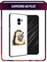 Чехол на Samsung Galaxy A8 + / Самсунг Галакси А8 Плюс 2018 с принтом "Еж кофема...
