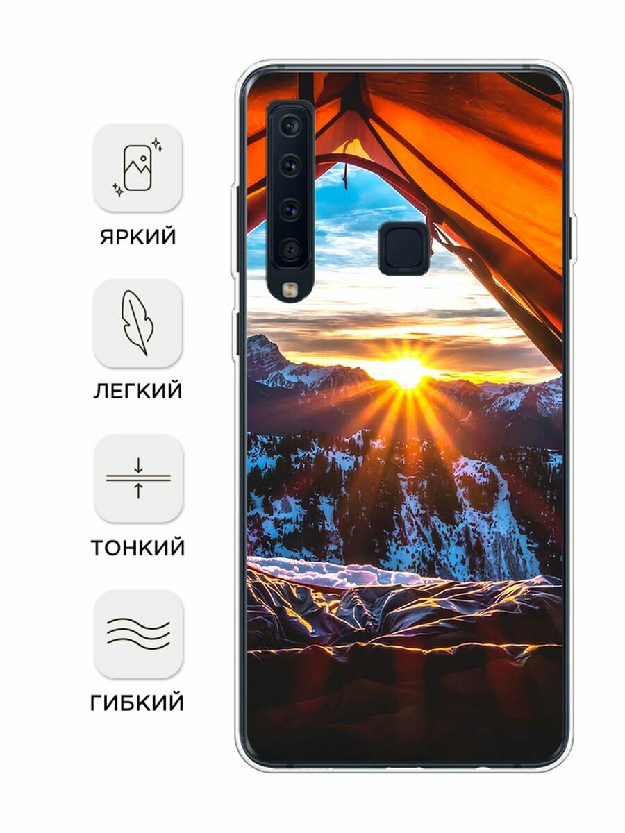 Чехол на Samsung Galaxy A9 2018 / Самсунг Галакси А9 2018 с принтом "Горы 7" — фото 1