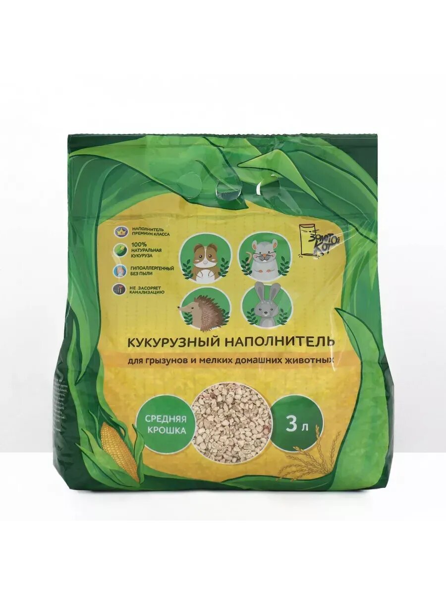 Наполнитель кукурузный, 3 л