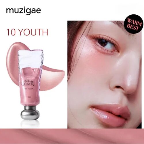 Muzigae Mansion Liquid Blush Увлажняющие и сияющие, улучшающие цвет лица, естественно , 5 мл