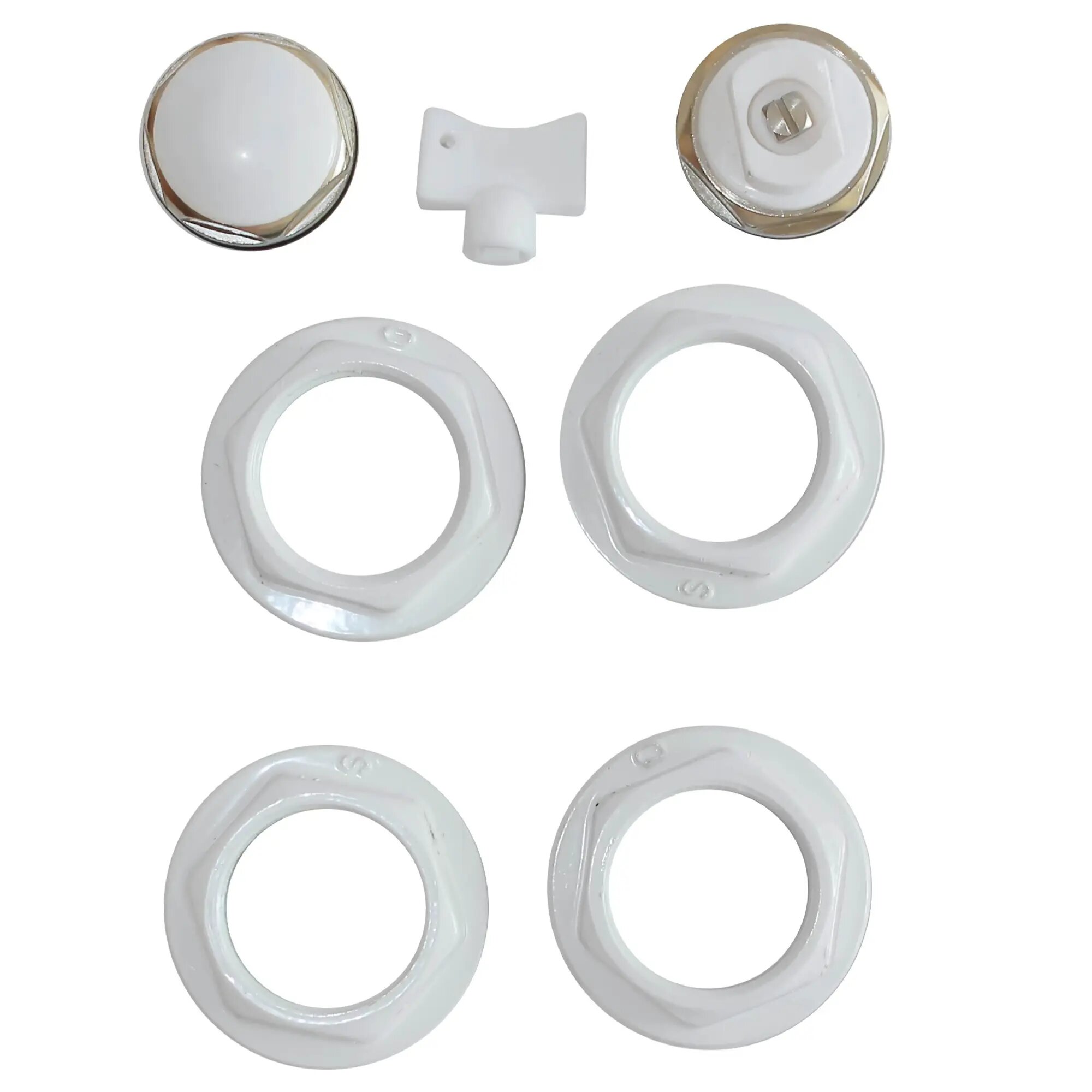 Монтажный комплект для радиатора Monlan 3/4" сталь с резьбовыми соединениями и крепежом