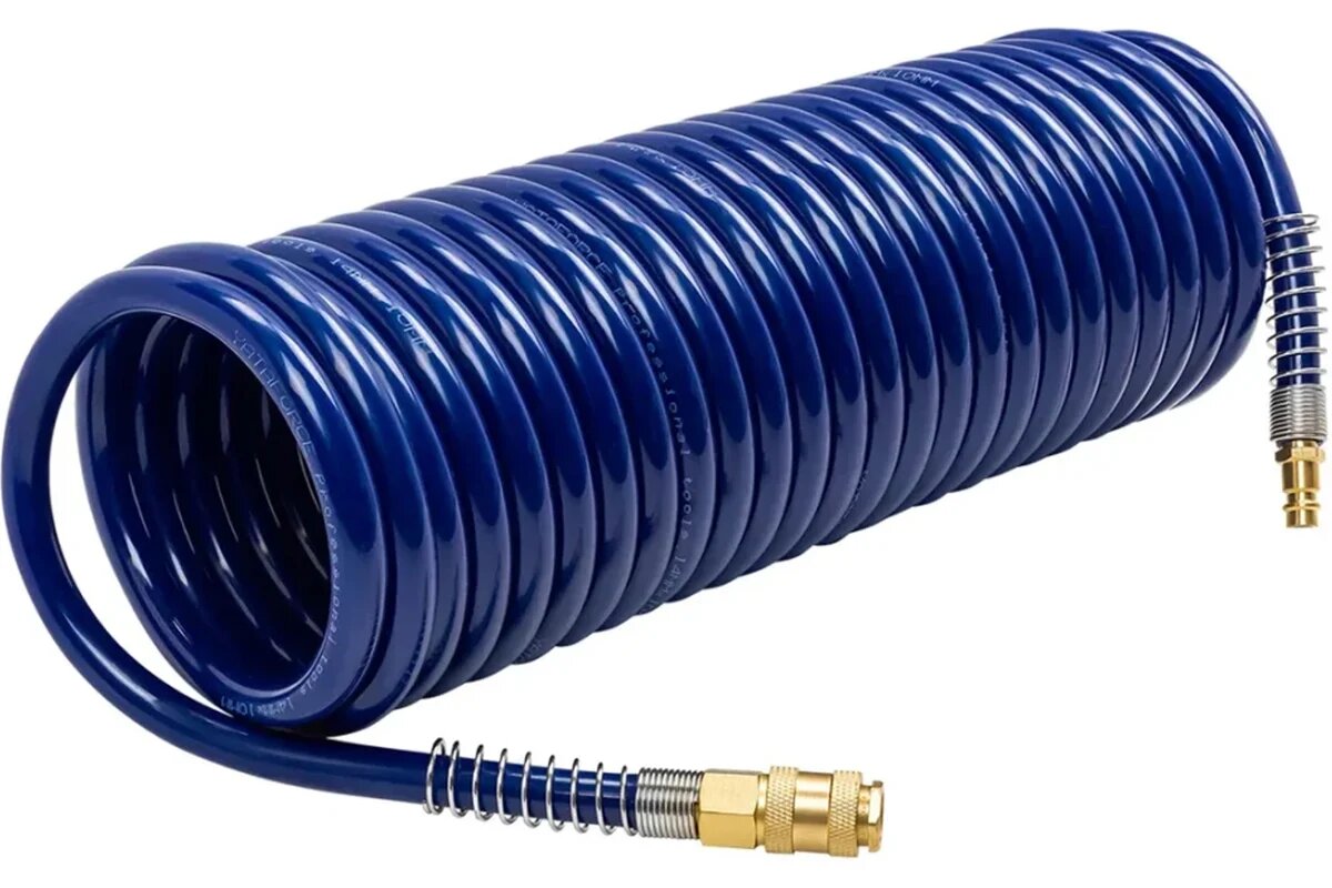 Шланг витой полиуретановый YATAFORCE YF-1410-10M 10 м, быстроразъемы