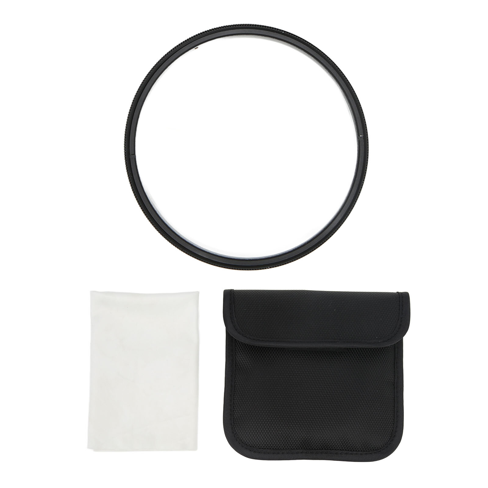 Двусторонний фильтр для камеры 77 мм, фрактальная призма с эффектом привидения для съемки селфи и видео