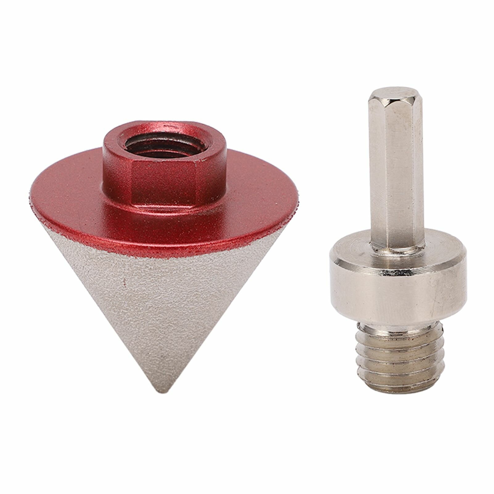 48-мм алмазная фаска с конвертером, угол конуса 60 градусов, для мрамора и стекла, резьба 5/8-11in