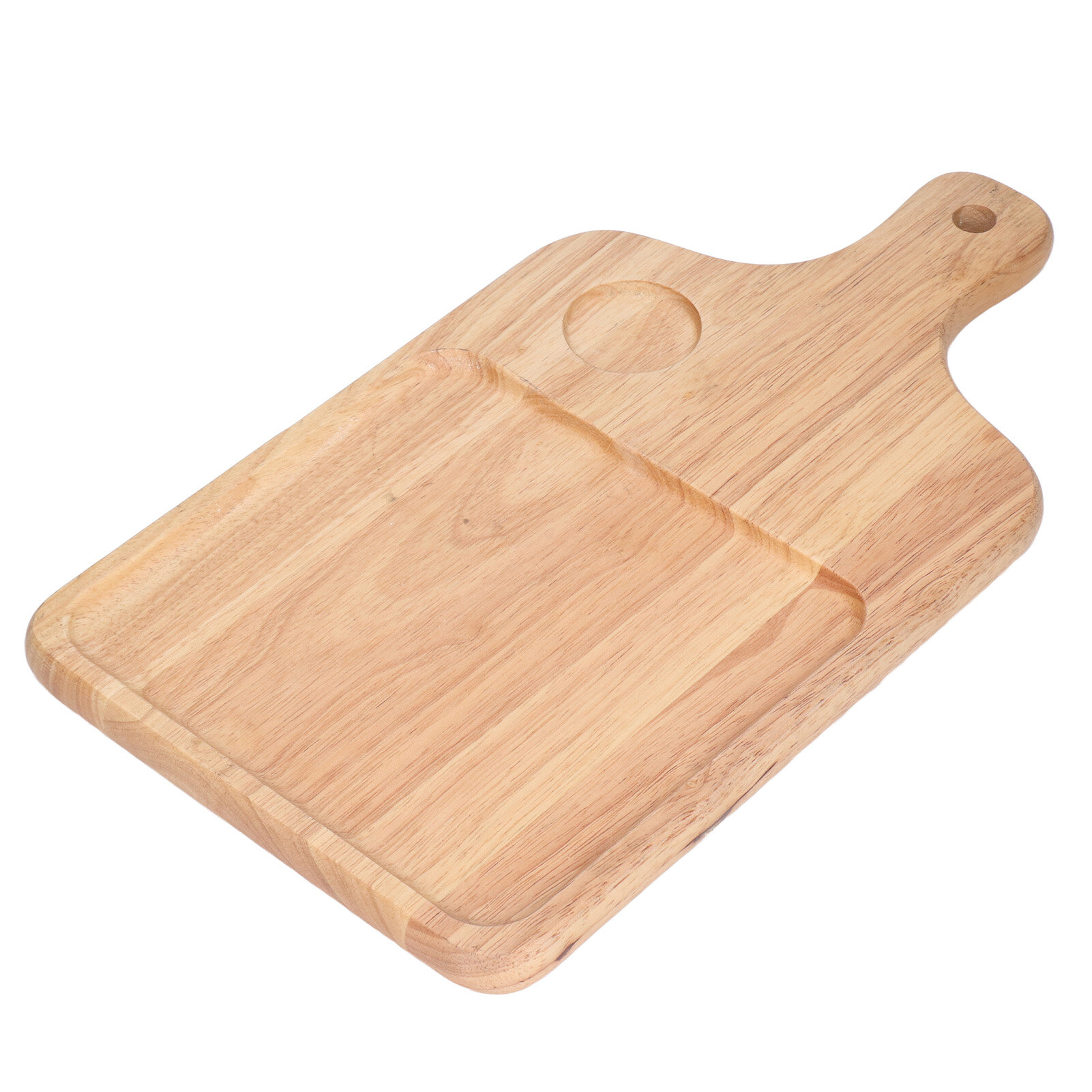 Нерегулярная резиновая деревянная доска для хлеба с ручкой, деревянные кухонные разделочные доски