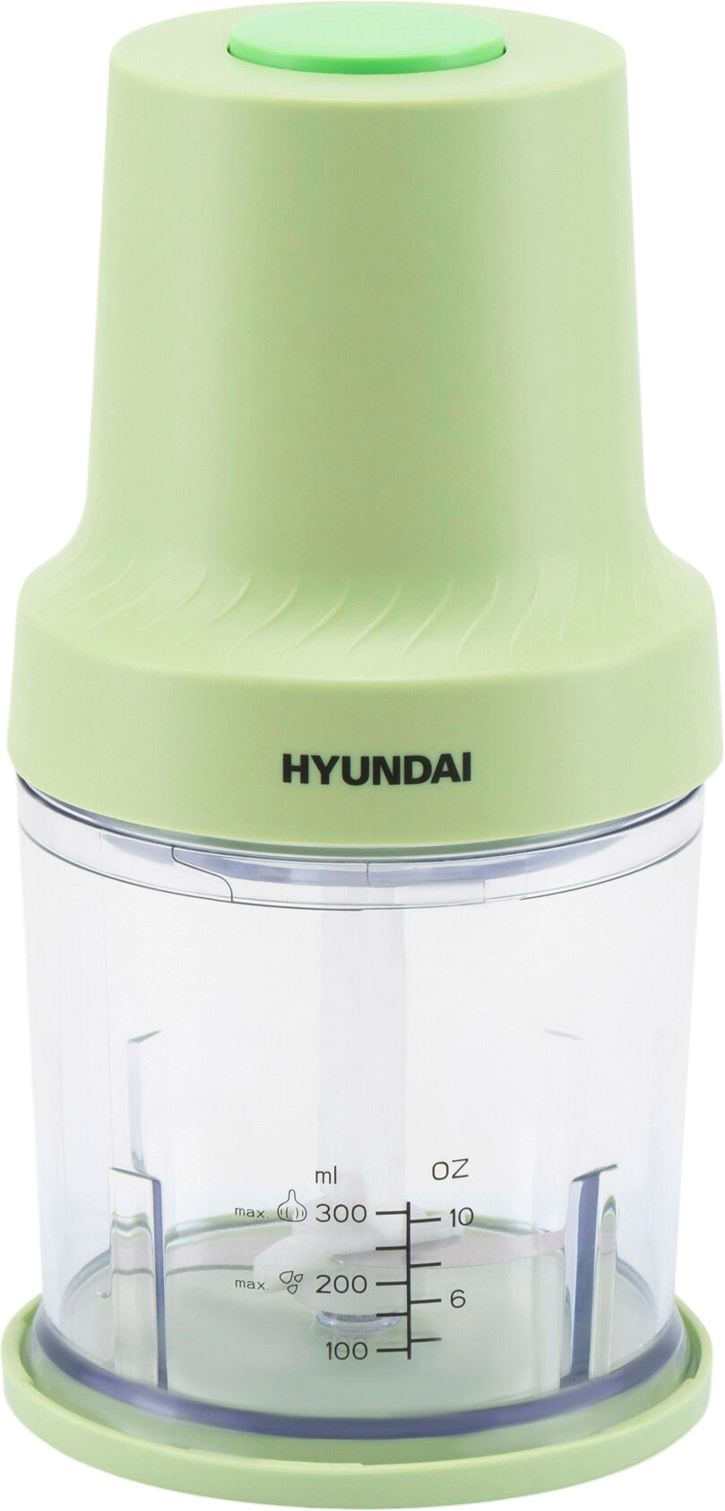 Измельчитель продуктов Hyundai HYC-P3128, 350Вт, 800мл, салатовый