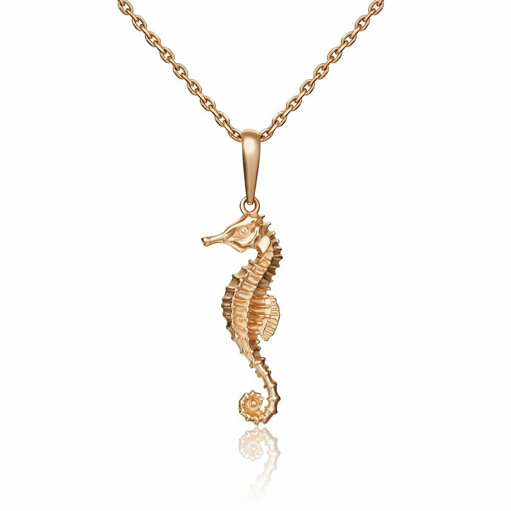 Подвеска PLATINA, красное золото, 585 проба