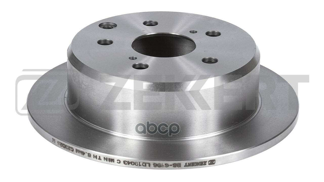 Диск торм. задн. Toyota Cresta (X100) 96- Chaser (X100) 92- Mark II 96- (внешний D=267мм) Zekkert арт. bs-6196