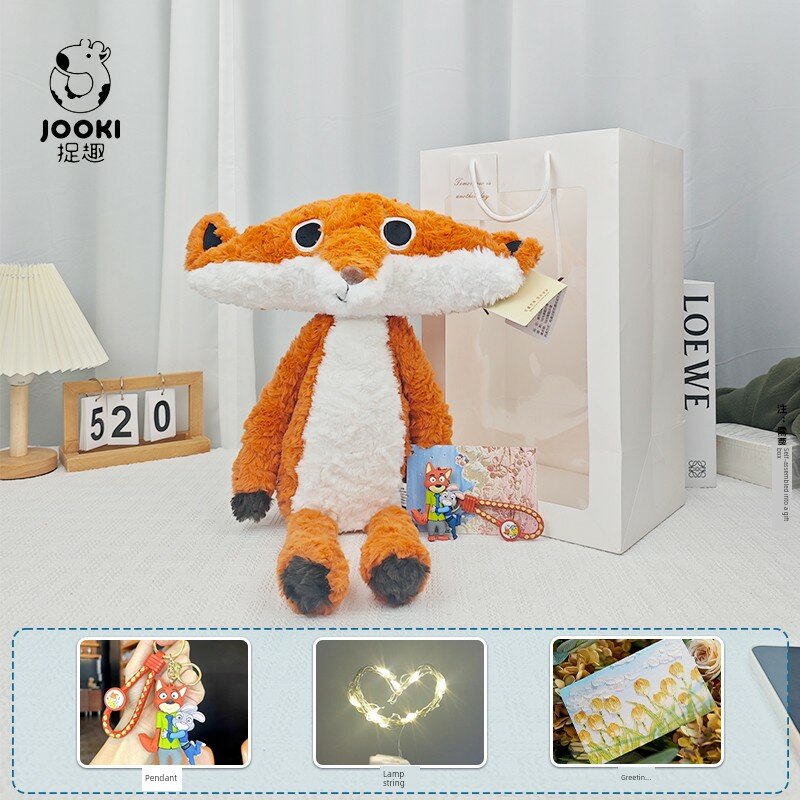 Ловля и веселая настоящая кукла-лиса Девы, плюшевая игрушка, кукла, кукла хорошего брата, подушка для сна, подарок на