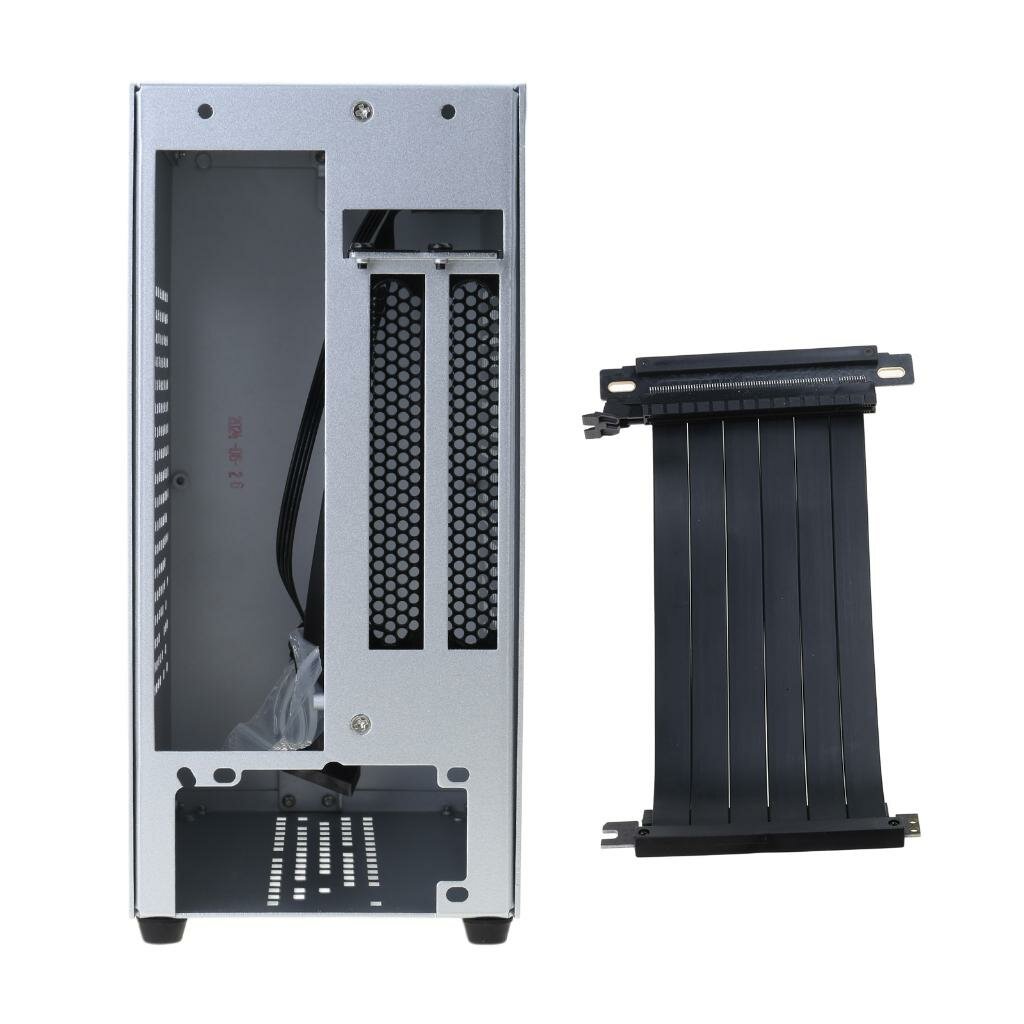 Корпус Mini-ITX для ПК с поддержкой видеокарты RTX 2070, Серебро