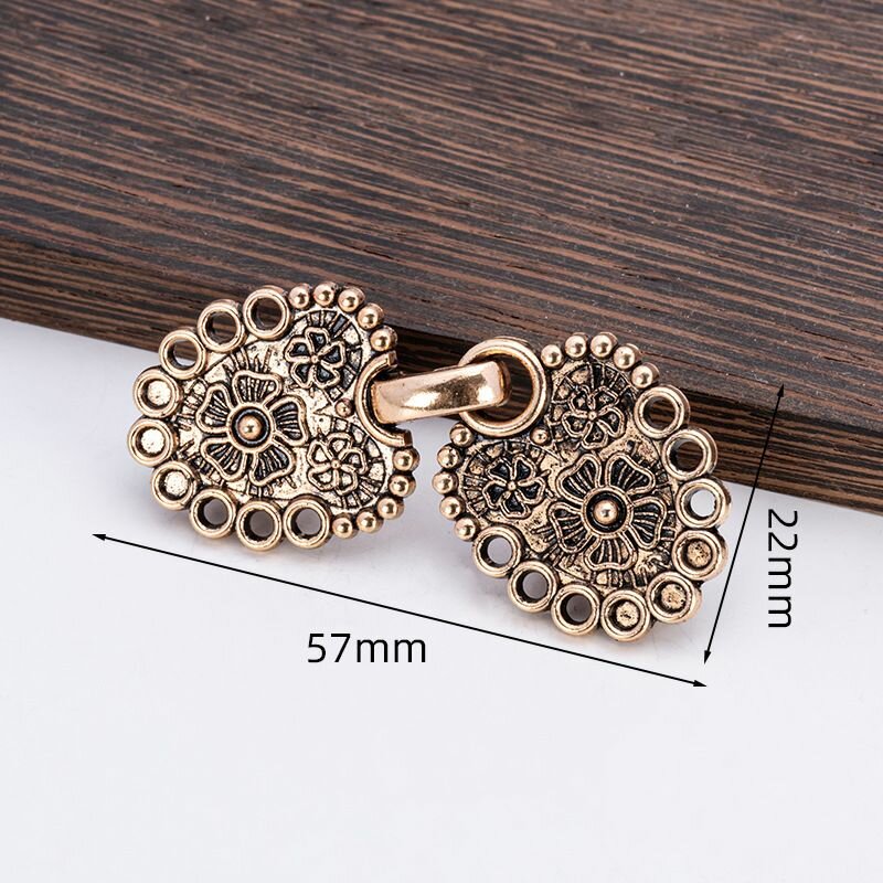 Зажим для кардигана серый / Застежка для одежды / Застежка для одежды без пуговиц