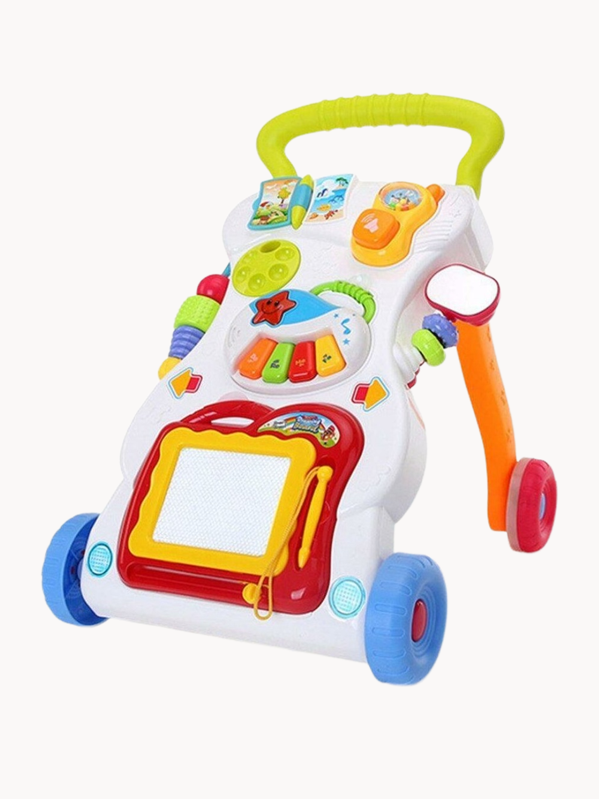 Каталка-ходунки Huanger "Первые шаги" с бизибордом YS280889 от 6 месяцев, разноцветный