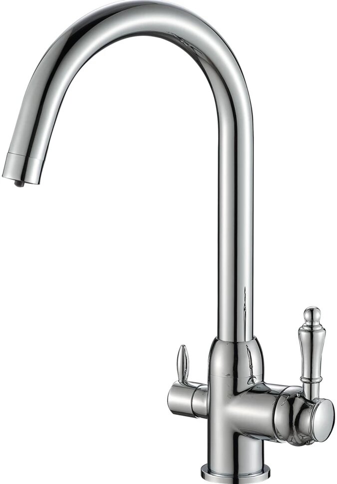 Смеситель для кухни Zorg SH 723 CR с подключением к фильтру, хром